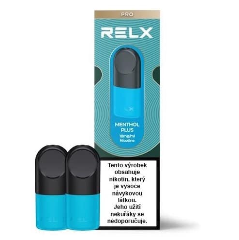 RELX pod náhradný Pro 2 cartridge Menthol Plus Náplň 18 mg 2 ks za 7.60 ...