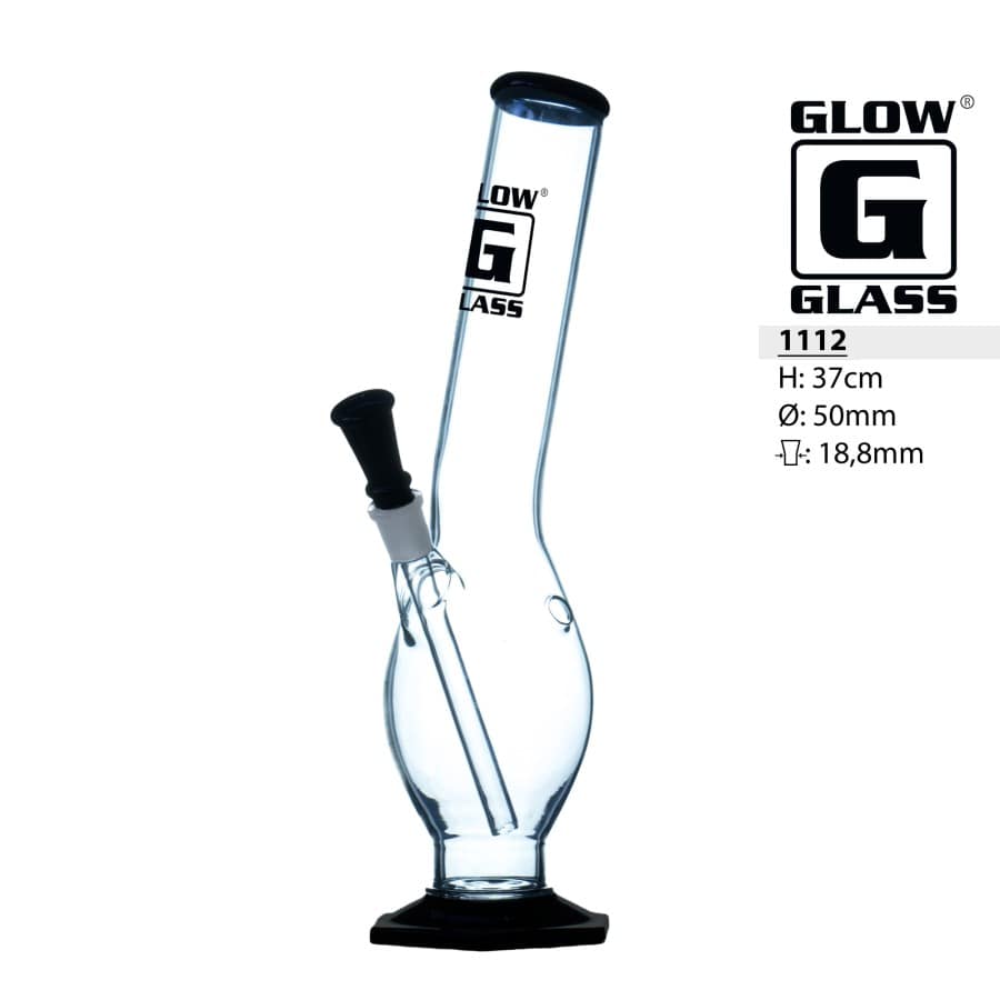 GLOW GLASS Bongo sklenené 37 cm- 1112 za 13.00€€ | Fajkashop.sk