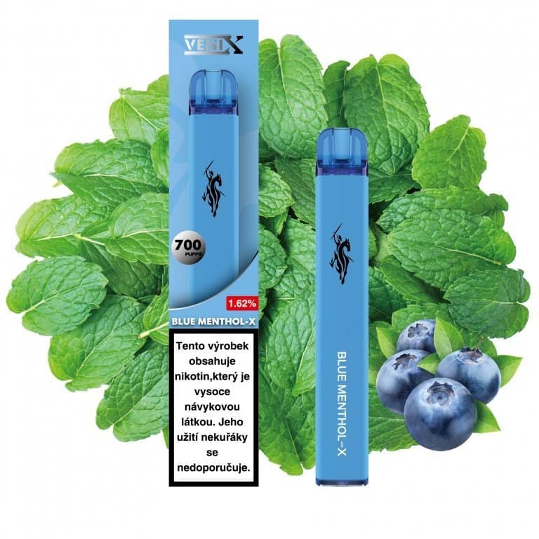 VENIX 700 Blue Menthol-X 18 mg- Čučoriedka Mäta 1 ks za 5.70 ...